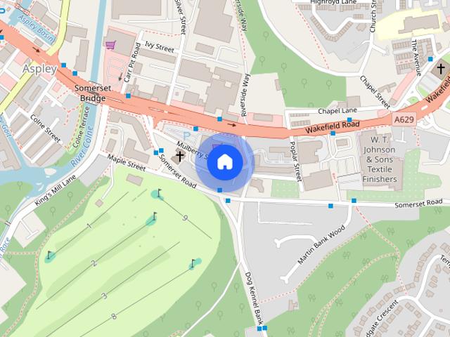 various rooms and houses in Huddersfield