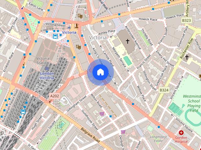 Vauxhall Bridge Road, Victoria, SW1V