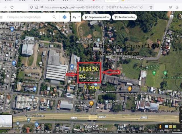 VENDA TERRENO 3.395m² EM NOVO HAMBURGO RS