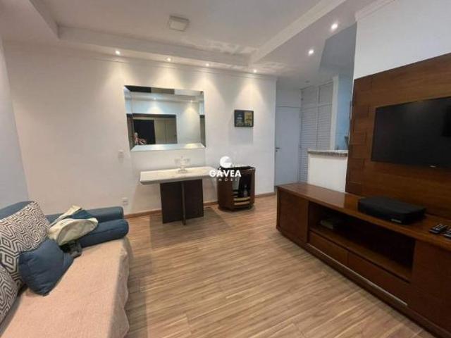 Venda: Apartamento 64m² em Santos Macuco com 1 vaga e lazer completo