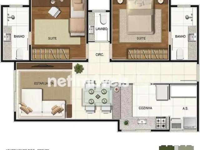 Venda Apartamento 2 quartos Anchieta Belo Horizonte