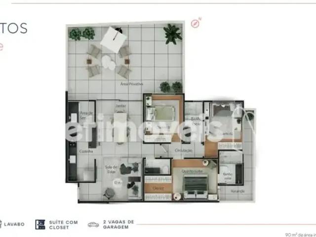 Venda Apartamento 3 quartos Cidade Nova Belo Horizonte