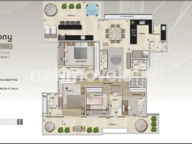 Venda Apartamento 3 quartos Sion Belo Horizonte