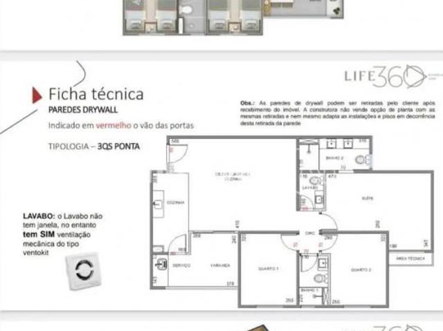 Venda Apartamento 3 quartos Palmares Belo Horizonte
