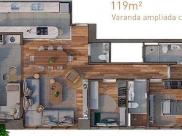 VENDA | Apartamento, com 3 dormitórios em Zona 08, Maringá