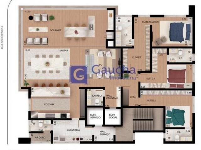 VENDA | Apartamento, com 3 dormitórios em Country, Cascavel