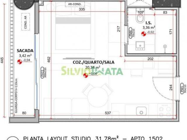 VENDA | Apartamento, com 1 dormitórios em Zona 02, Maringá