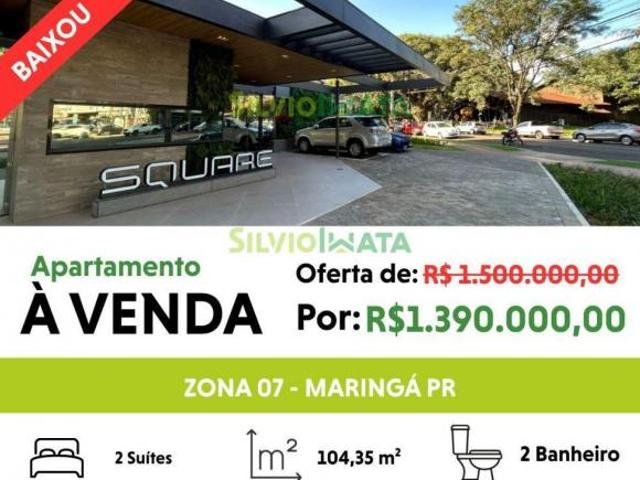 VENDA | Apartamento, com 2 dormitórios em Zona 07, Maringá
