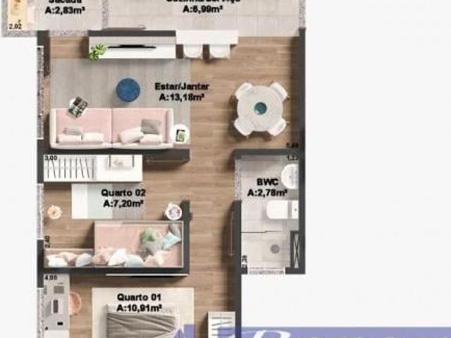 VENDA | Apartamento, com 2 dormitórios em Jardim Itália II, Maringá