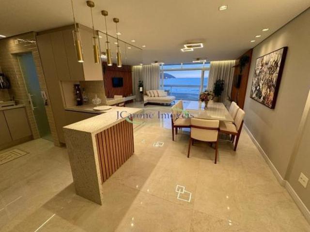 Venda Apartamento em Santos SP Vista Mar, reformado, porteira fechada na Praia do Gonzaga em Sa