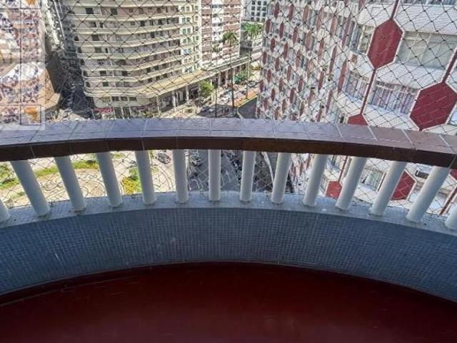 Venda Apartamento Gonzaga, Santos SP apartamanto no Edificio José Maria D&apos almeida com vista livre