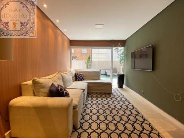 Venda Apartamento Gonzaga Santos SP mAr dOce lAr Garden, com 105m2 de área, lazer completo e vaga