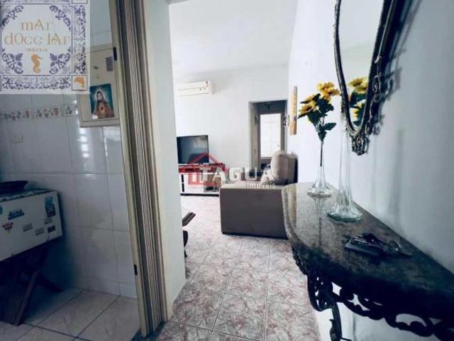 Venda Apartamento Gonzaga Santos SP mAr dOce lAr pé na areia, com 1 dormitório, 1 vaga de garagem