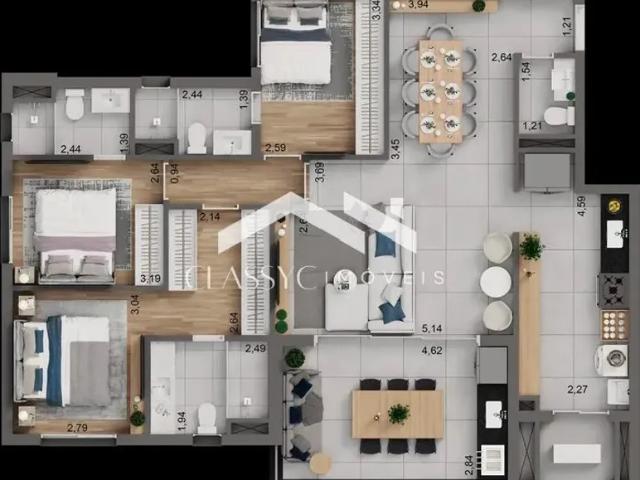 Venda apartamento jardim karaiba