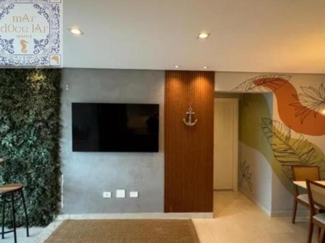 Venda Apartamento Praia Grande Apartamento com 1 dormitório à venda, todo mobiliado e automatizado