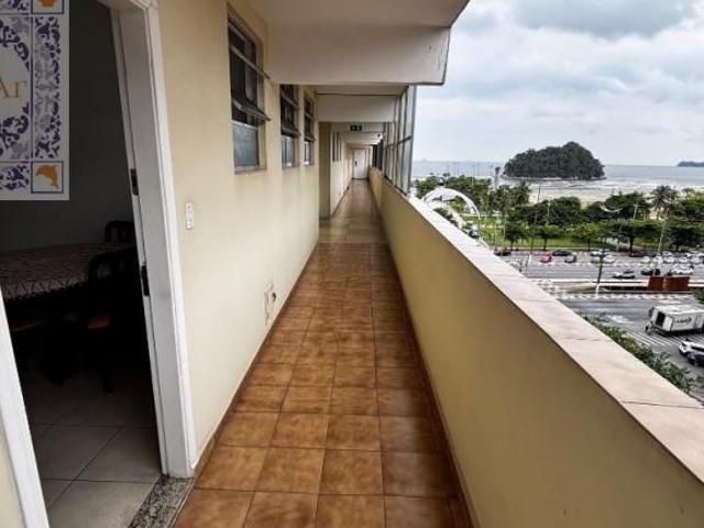 Venda Apartamento Santos SP Apartamento com sala ampla possibilidade de reverter parte em 2º qua