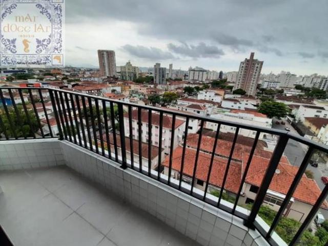 Venda Apartamento Santos SP mAr dOce lAr Apartamento amplo, com sacada e 3 dormitórios, no tradici