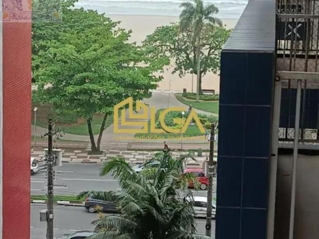 Venda Apartamento Santos SP mAr dOce lAr com 1 dormitório reformado e a poucos passos do mar