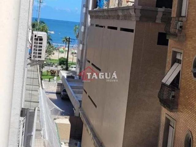 Venda Apartamento Santos, SP mAr dOce lAr com vista mar lateral na Trabulsi da Ponta da Praia