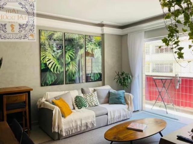 Venda Apartamento Santos SP mAr dOce lAr frente rua com varanda com churrasqueira a 1 quadra 150m