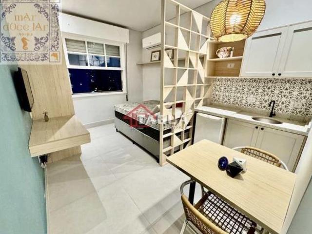 Venda Apartamento Santos SP mAr dOce lAr kitnet beira mar na já mobiliado na ponta da praia