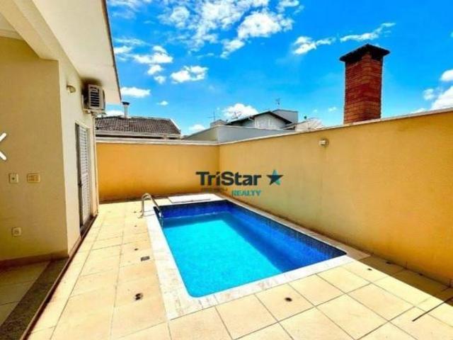#VENDA CA0639 CASA TERREA EM CONDOMINIO COM 3 DORM SENDO 01 SUITE COM CLOSET AT. 300m².AC.170m²