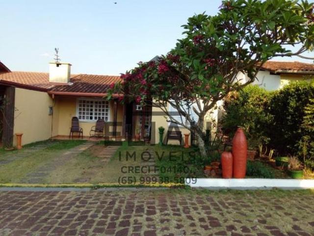 Venda casa de condomínio em Chapada dos Guimares Só R$ 610.000,00 com três quartos sendo um de