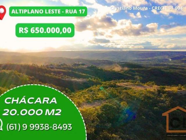 Venda, Chácara com vista para o vale, 2 ha, Rua 17, Altiplano Leste