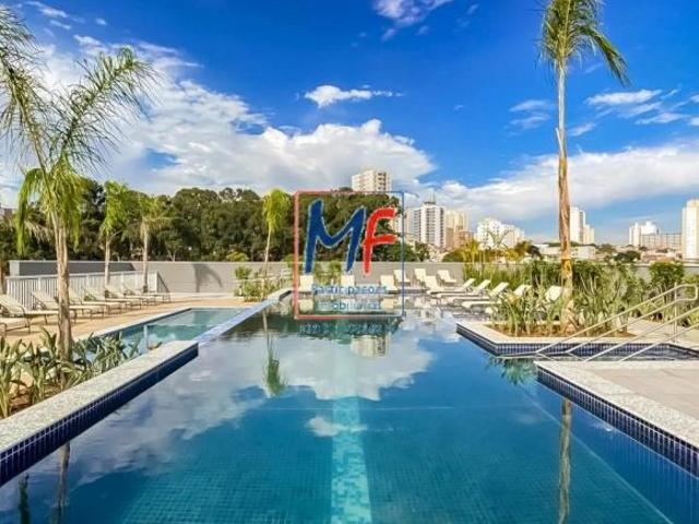 Venda de apartamento com 1 dormitório, sala, cozinha, 1 vaga, 57 m² a.u lazer completissimo. Mu