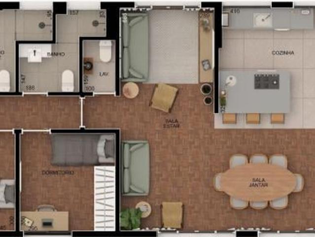 Venda de apartamento com área útil de 129,75 m2 completamente reformado em Higienópolis. PRONTO PARA