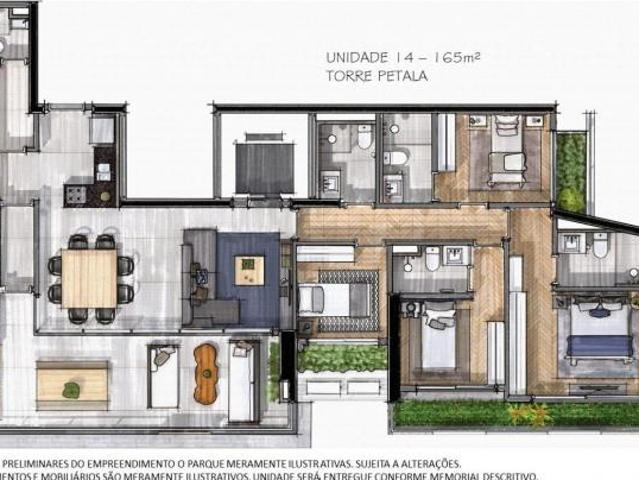 VENDA DE APARTAMENTO DE 207,74 MTS, BROOKLIN PAULISTA LANÇAMENTO DEZ /2022 4DORMS, SENDO 1 SUÍTE