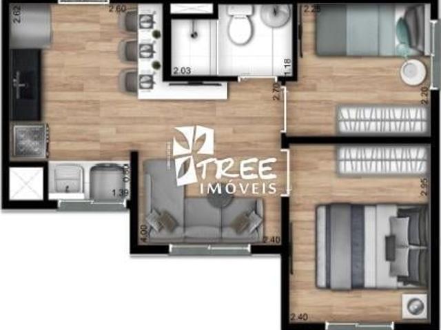 VENDA DE APARTAMENTO NO CONDOMÍNIO SHOW ZONA SUL, EM SÃO PAULO/SP, ÓTIMA OPORTUNIDADE com 37m², 02 d
