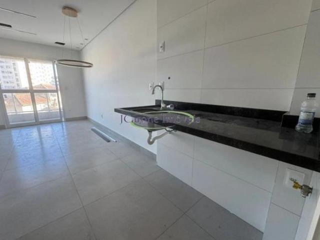 Venda de apartamento novo com 1 dormitório e lazer completo no bairro do Macuco em Santos/Sp