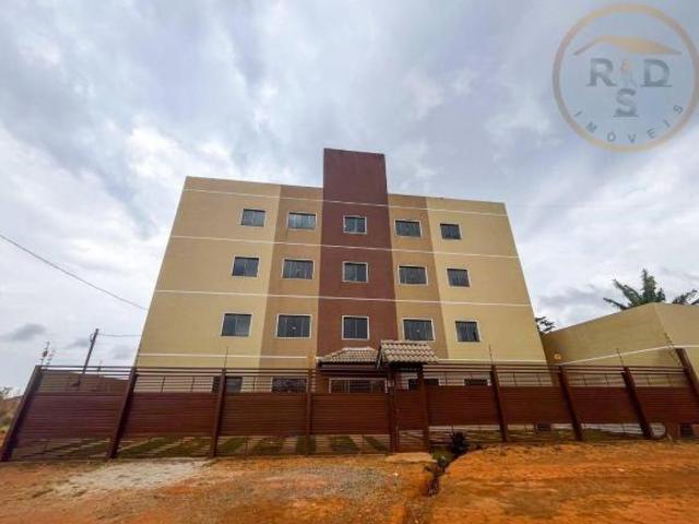 Venda de apartamentos de 2 quartos, com 1 vaga de garagem, na Cidade Ocidental com valores a partir