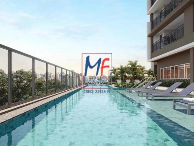 Venda de apto no Tatuapé, 2 suítes, sala, terraço, 1 vaga, 76 m² a.u lazer. Prox. Metrô Carrão