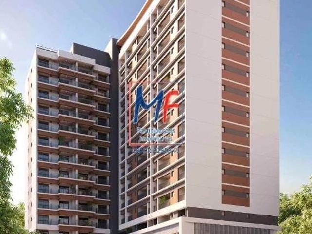 Venda de apto em Higienópolis, 1 suíte, sala, cozinha, terraço, 46 m² a.u 1 vaga, lazer. Prox. A
