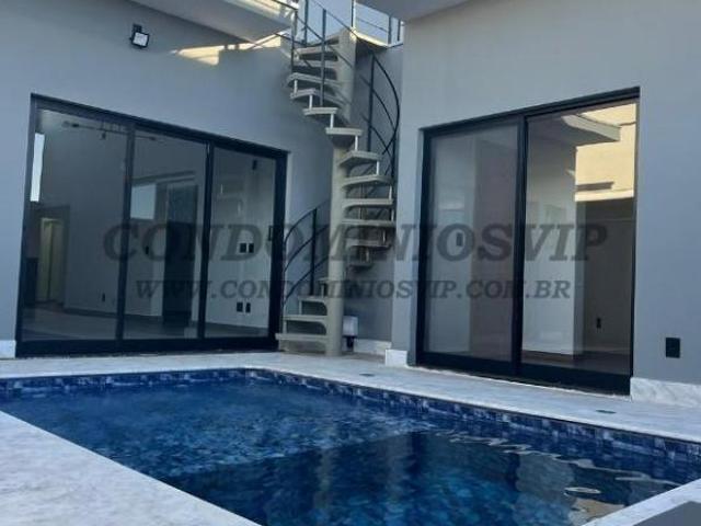 Venda de Casa de Alto Padrão em Condomínio no Jardim Residencial Chácara Ondina, Sorocaba SP: 3 Quar