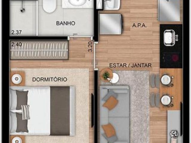 Venda de Studio 27m2 Penha São Paullo SP