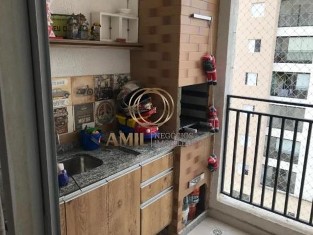 Venda se Apartamento com Sacada Gourmet no Parque Santo Antônio Jacareí: 2 Quartos, 1 Suíte, 2 Ban