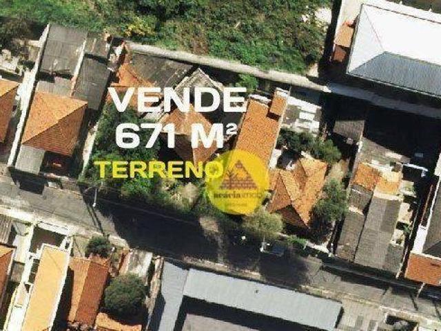 VENDE TERRENO COM 671 M²