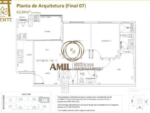 VENDE apartamento 64m² / 3 dormitórios sendo uma suíte / Portal Oriente / Jardim Oriente / São Jo