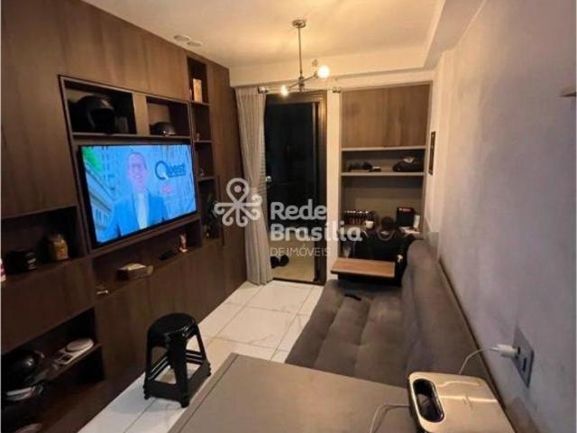 VENDE APARTAMENTO 1 QUARTO MOBILIDADO PARK SUL COM LAZER COMPLETO ACEITA FINANCIAMENTO E FGTS