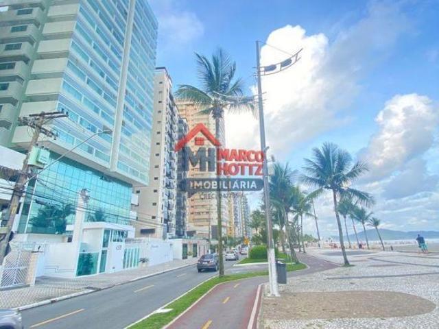 Vende apartamento frente mar 3 dorm, 3 suítes, 2 vagas demarcadas