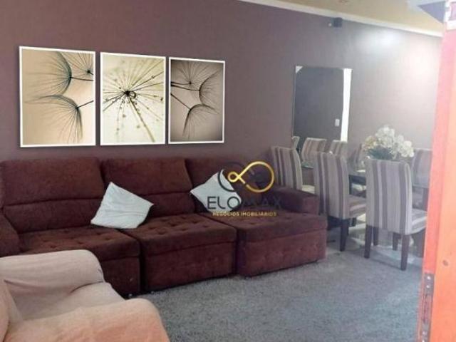 Vende Casa Sobrado com Planejados 3 quartos, 3 banheiros, 4 Vagas Parque Flamengo Guarulhos
