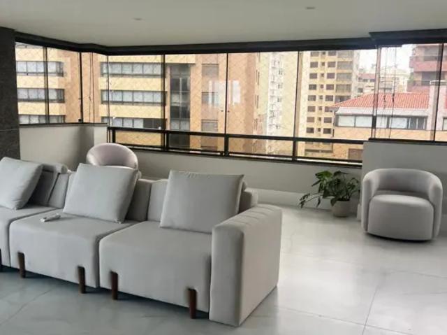 Vende se apartamento com 4 suítes, 333m² e 3 vagas Bela Vista