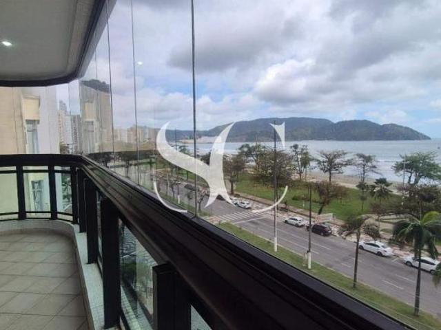 Vende se apartamento com vista plena para o mar, 4 suítes, 4 vagas, na Aparecida em Santos