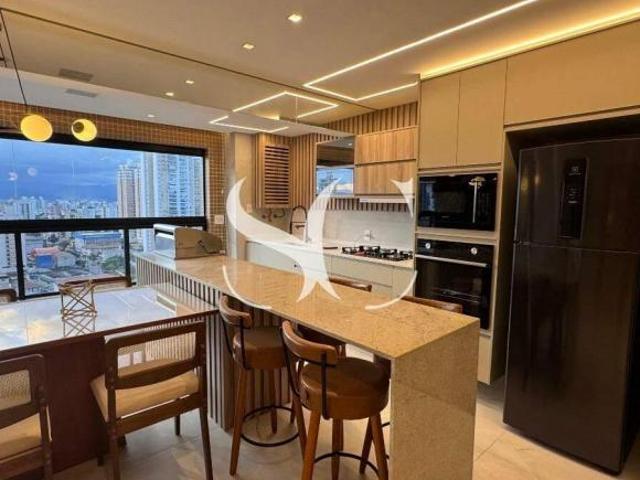 Vende se apartamento de 02 dormitórios Mobiliado no bairro Ponta da Praia em Santos