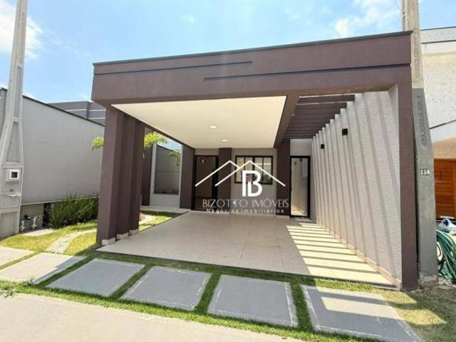 VENDE SE CASA NO CONDOMINIO PARK REAL NA CIDADE DE INDAIATUBA COM 3 DORMITORIOS SENDO 1 SUITE NOVA N