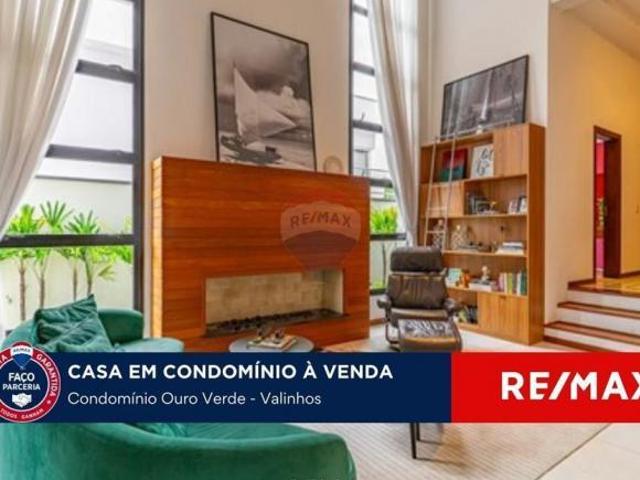 Vende se casa com 5 suítes, escritório, gourmet completo Condomínio Ouro Verde Valinhos
