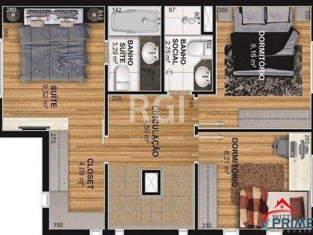 Vende se casa em condomínio com 4 dormitórios 2 suítes, 3 vagas – Tristeza
